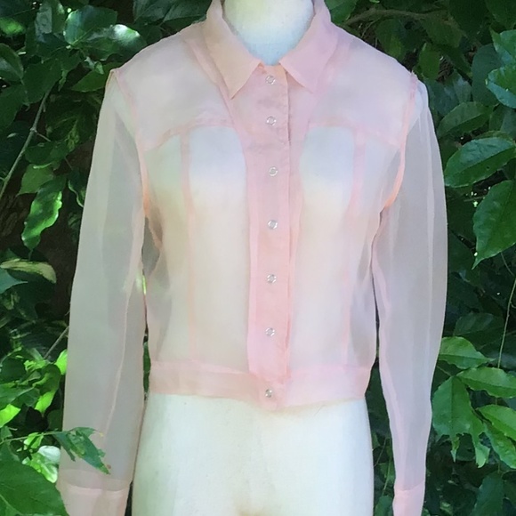 Jackets & Coats | Vintage See Through Jacket | Poshmark